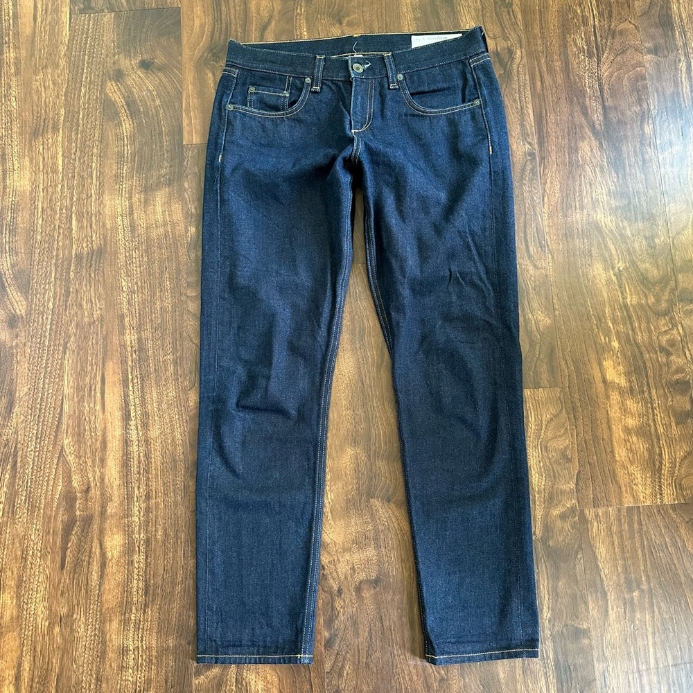 Rag & Bone Raw Selvage Boyfriend Jeans - Gem